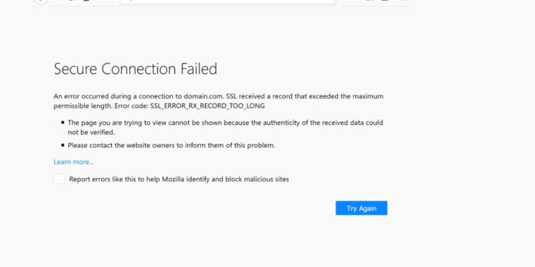 how to fix pr_connect_reset_error?