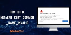 Fix NET::ERR_CERT_COMMON_NAME_INVALID Error